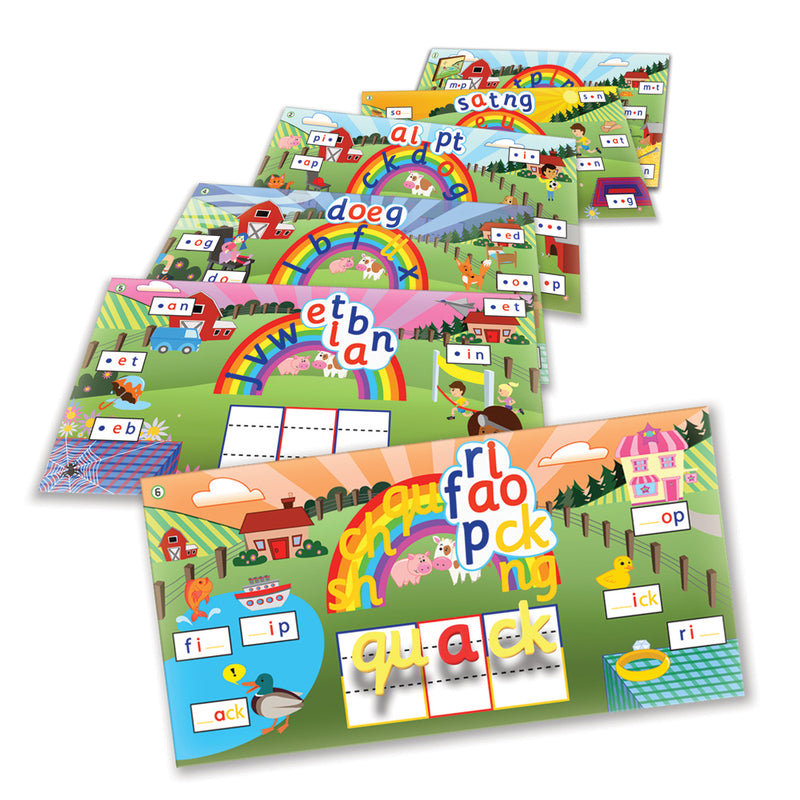 Rainbow Phonics Word Farm Landscapes – Junior Learning UK